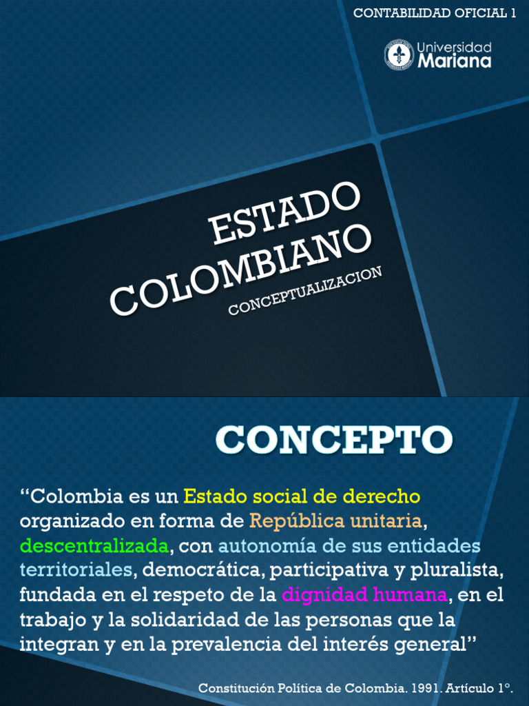 Estructura del Estado Colombiano | PDF | Colombia | Ciencias Políticas