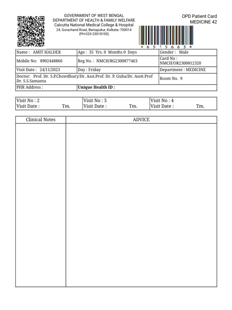 Https Onlinehmis - Wbhealth.gov - in OPDNewPatientReport - Aspx | PDF