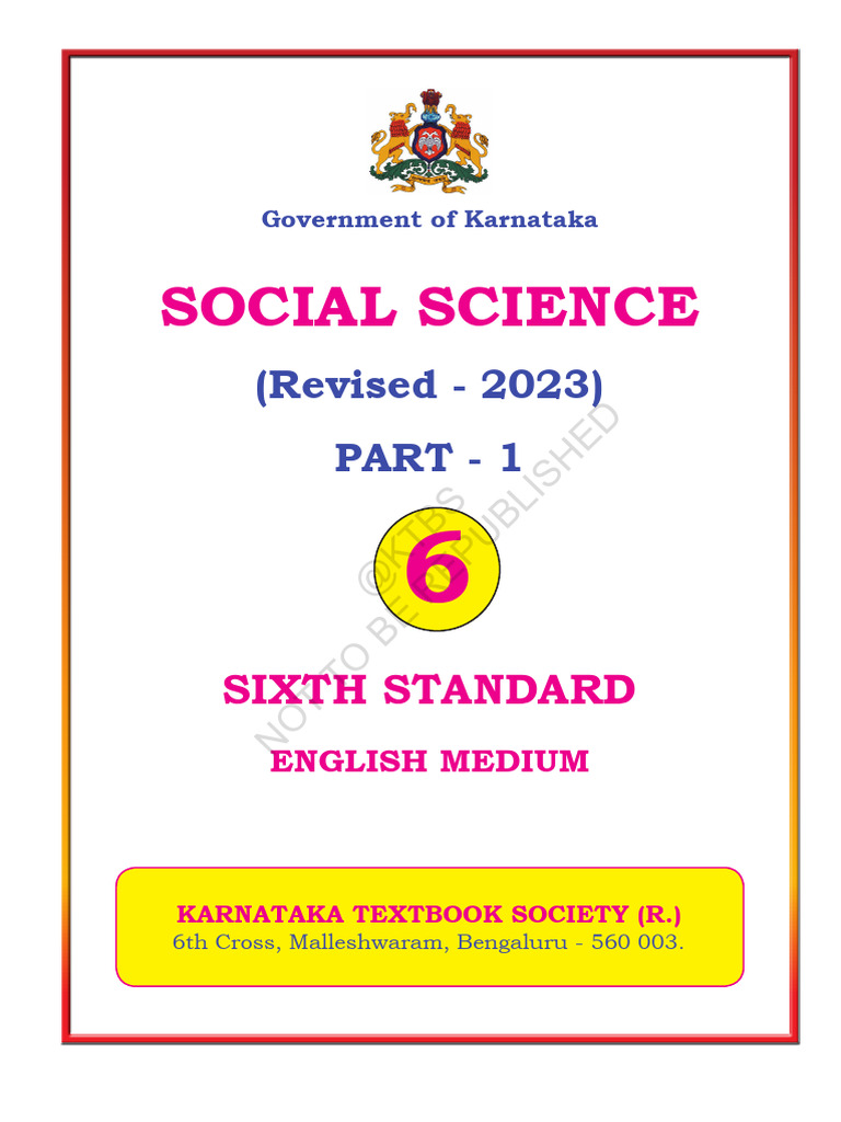 6th English Socialscience 01 | PDF | Science | Learning