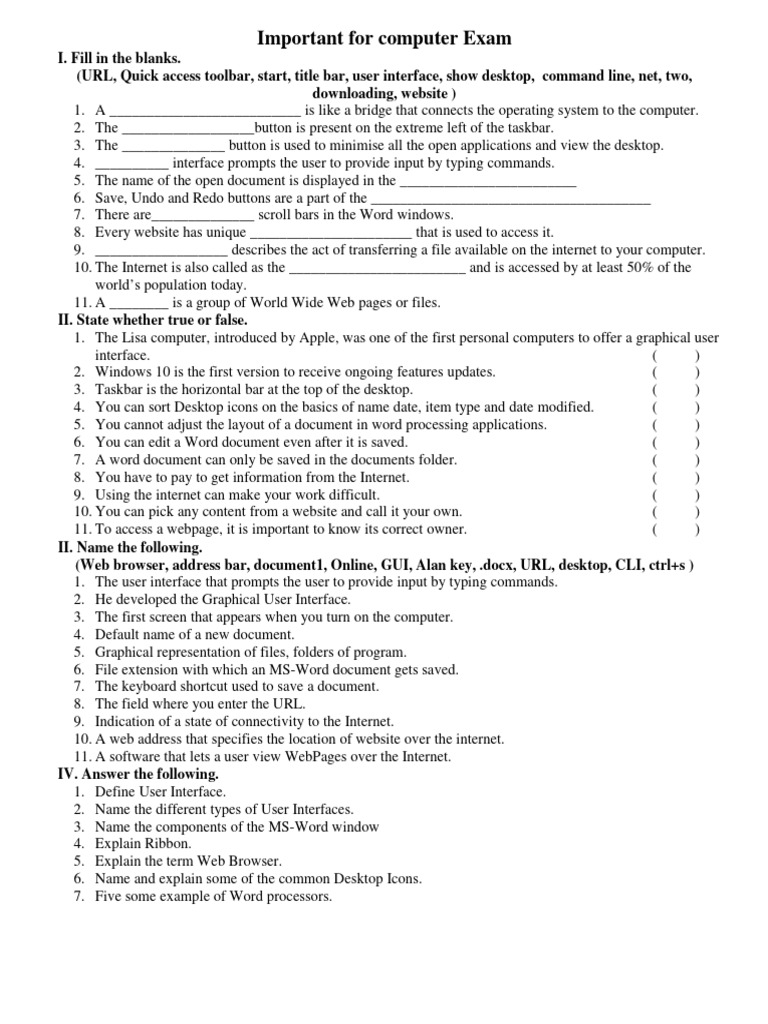 3 COMPUTER Important | PDF | Graphical User Interfaces | Window (Computing)