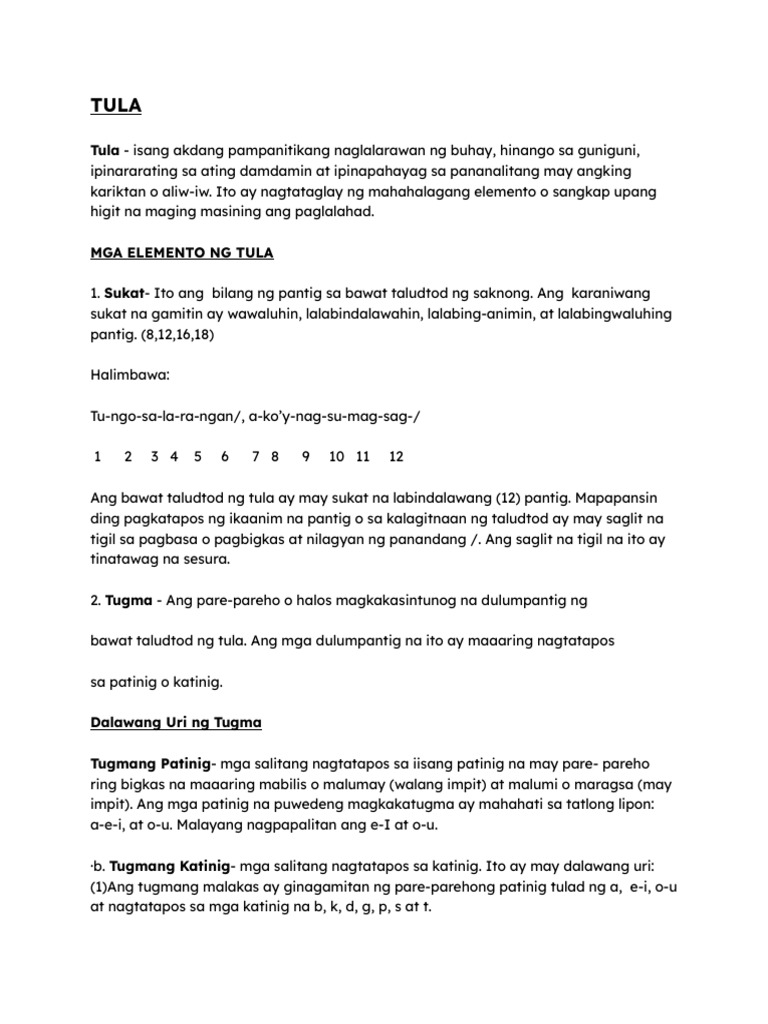 Tula | PDF