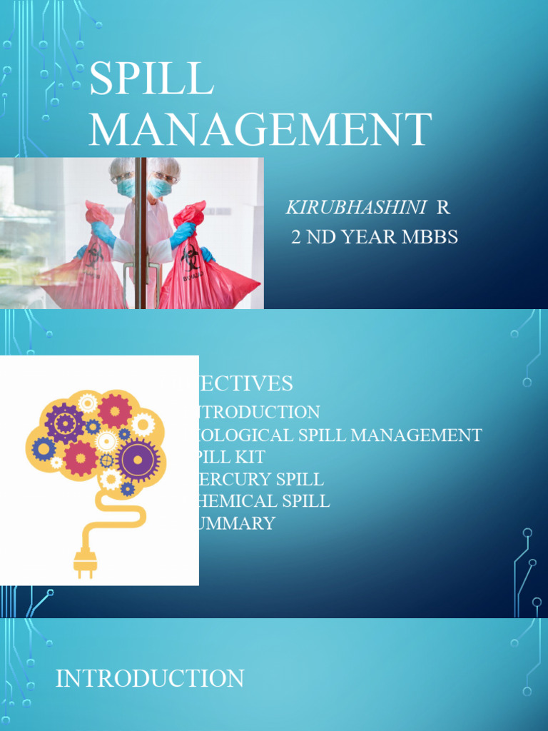 Spill Management | PDF | Chlorine | Sodium