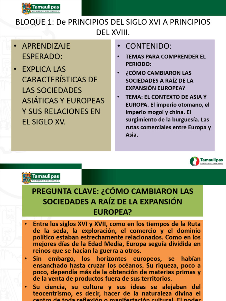 El Contexto de Asia y Europa Bloque1 | PDF | imperio Otomano | especia