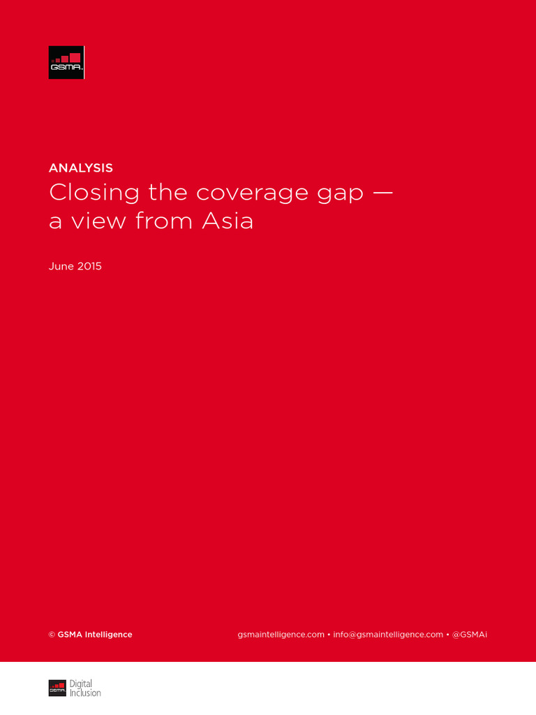 Closing The Network 'Coverage Gaps' in Asia | PDF | Internet | Asia
