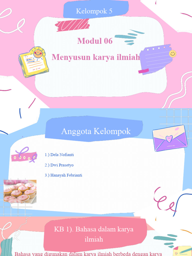 TUGAS 01 PPT KELOMPOK 05 Modul 6 Bahasa Indonesia | PDF