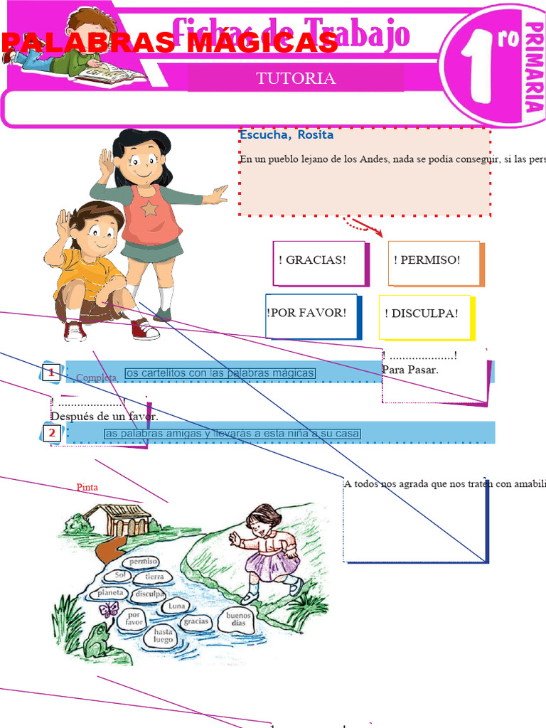 Palabras Mágicas para Primer Grado de Primaria | PDF