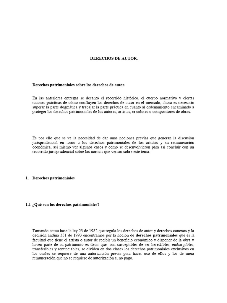 Emanuel Garcia Investigación Derechos de Autor | PDF | Derechos de ... Emanuel Garcia Investigación Derechos de Autor | PDF | Derechos de ...