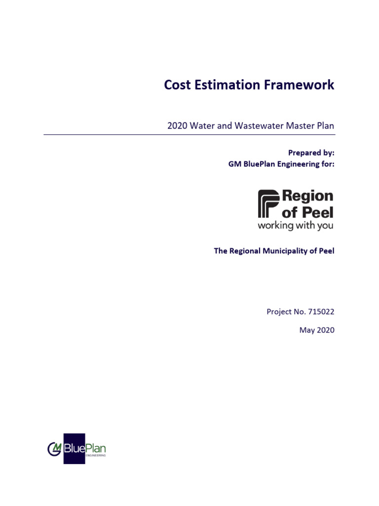 Appendix J Costing Methodology | PDF | Infrastructure | Methodology