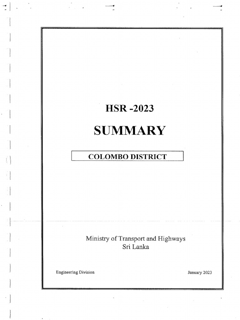 HSR 2023 | PDF