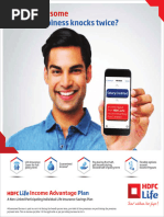 HDFC Life Sanchay Par Advantage Plan | PDF | Insurance | Life Insurance