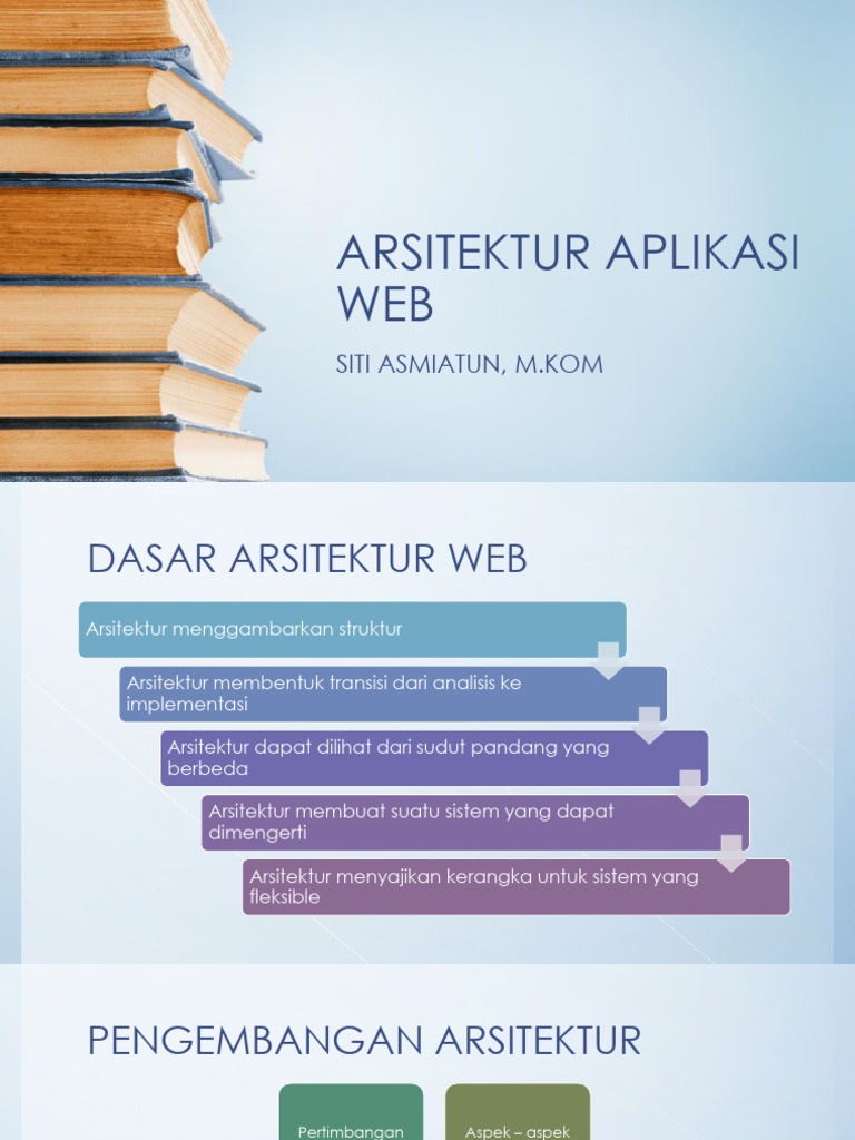 Arsitektur Aplikasi Web: Panduan Lengkap | PDF