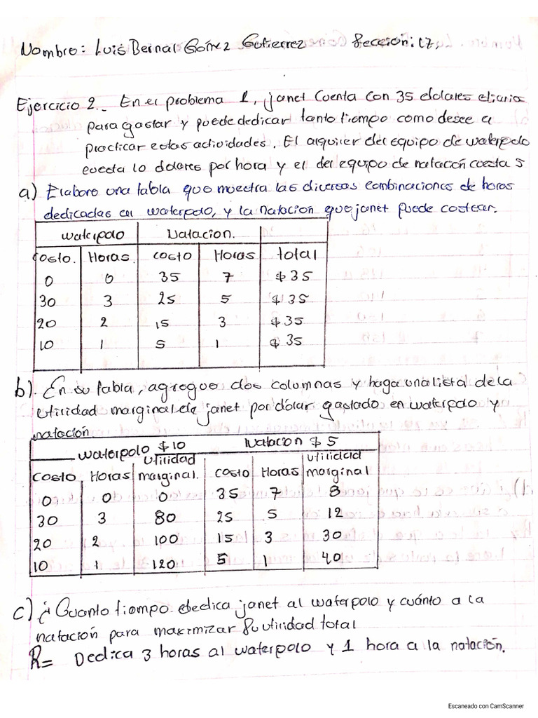 Ejer. 2. en El Problema 1. Janet Cuenta. | PDF