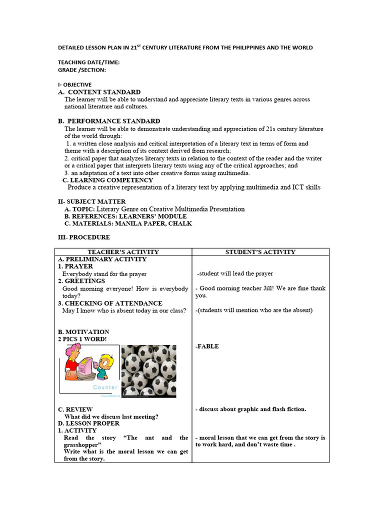 DLP4 21ST Fable Parable | PDF | Multimedia | Learning