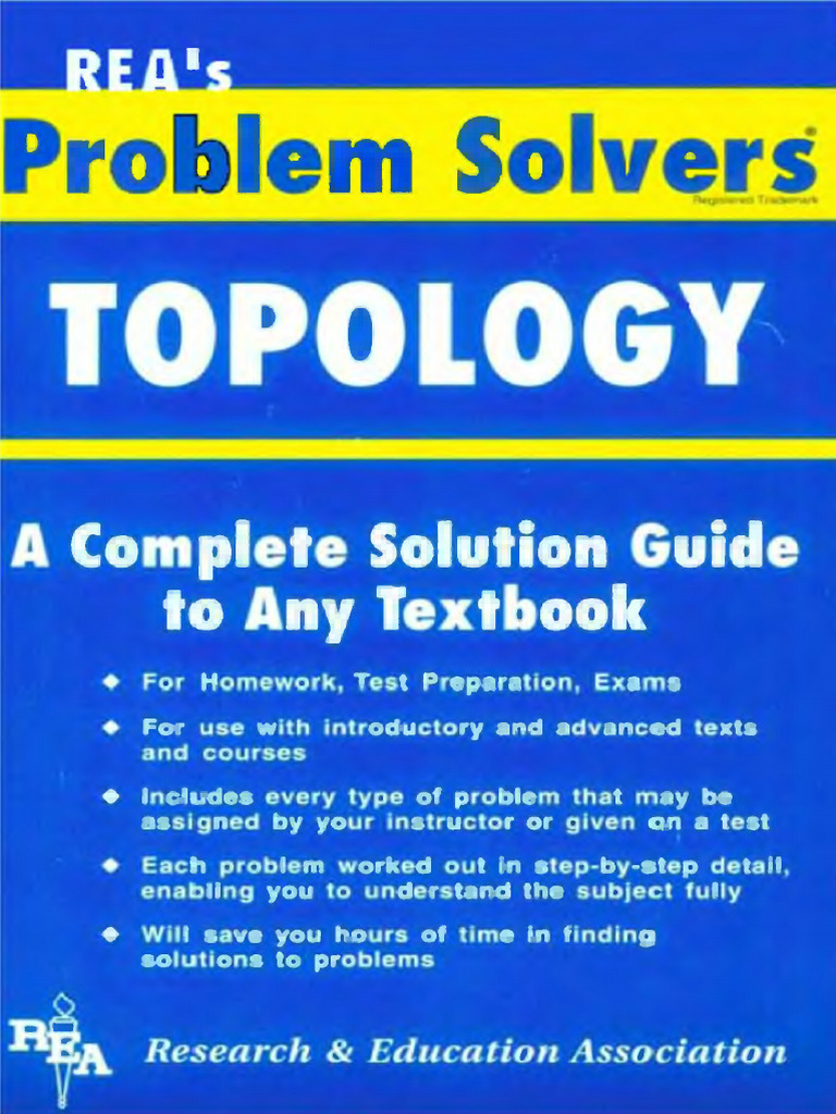 TP The Topology Problem Solver A Complete Solution Guide To Any ...