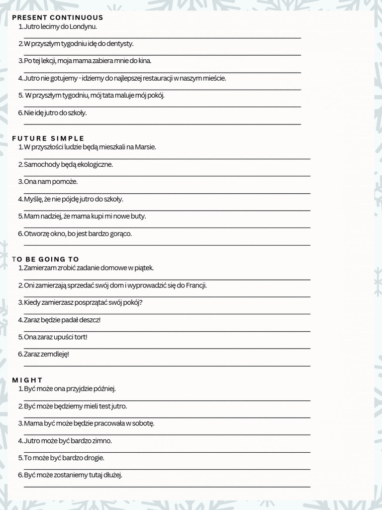 Future Tenses | PDF
