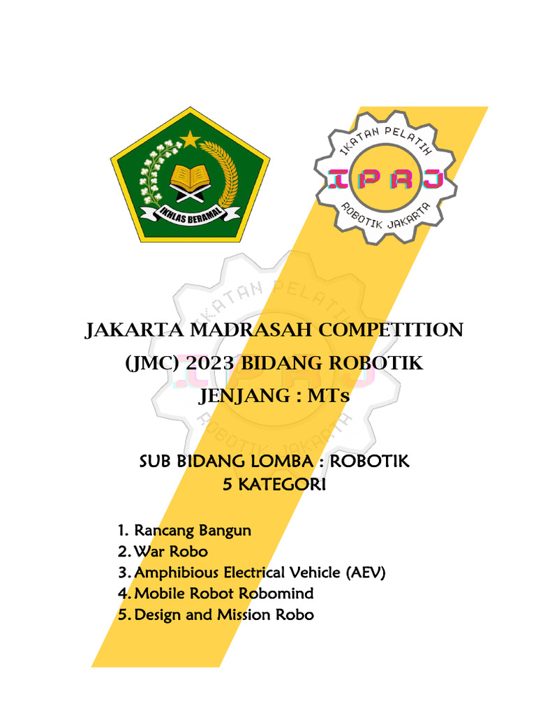 Juknis Lomba Robotik JMC 2023 MTs | PDF