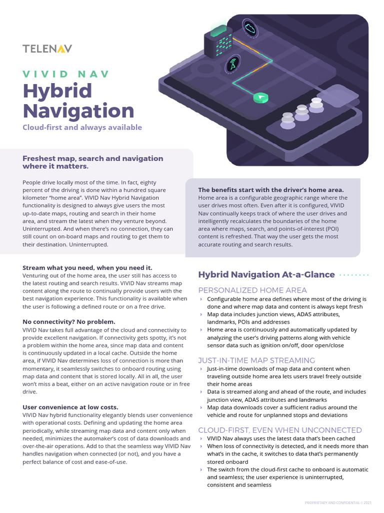 Telenav VIVID Nav Hybrid | PDF | Cache (Computing) | Streaming Media