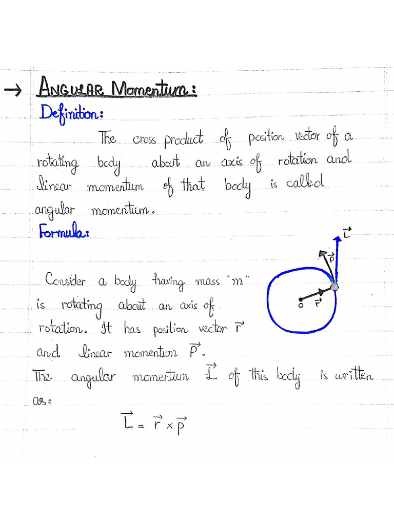 Angular Momentum | PDF Angular Momentum | PDF