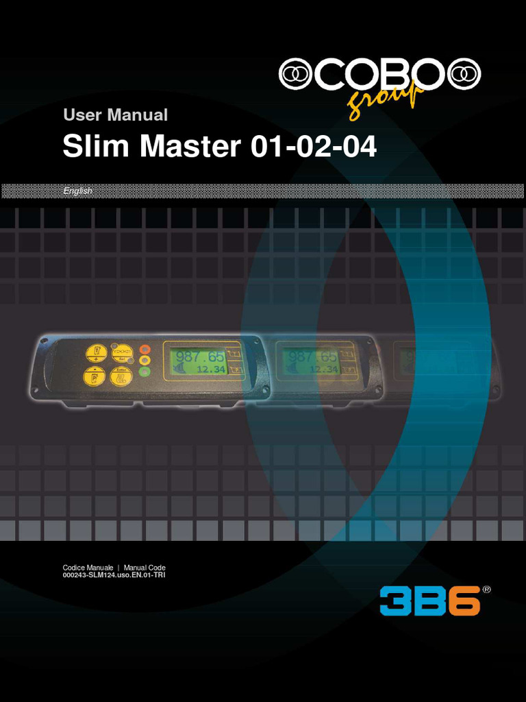 Slim Master 01-02-04: User Manual | PDF