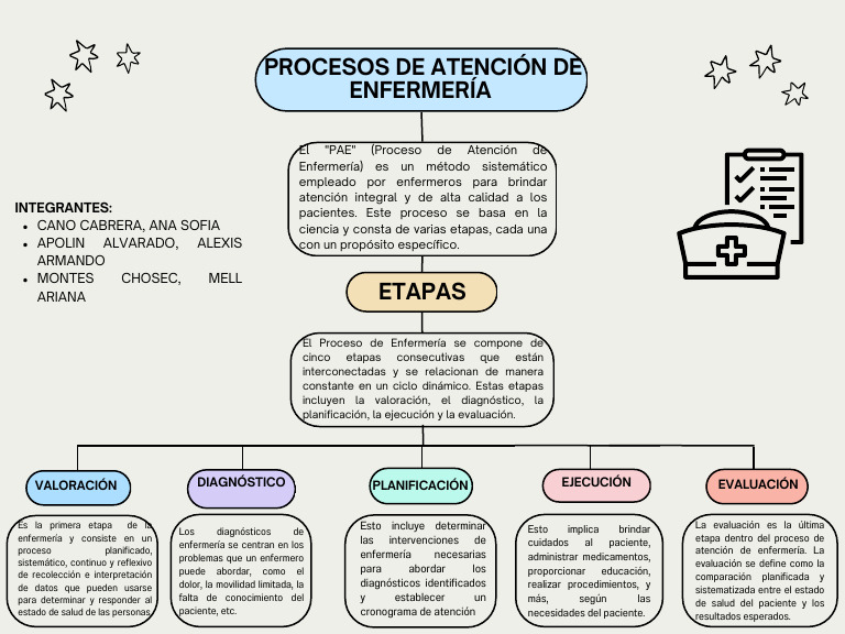 Mapa Conceptual Pae | PDF | Enfermería | Medicina