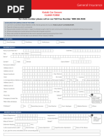 FUTURE GENERALI Motor-OD Claim Form | PDF