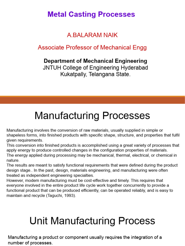 MetalCasting 1 | PDF | Casting | Machining