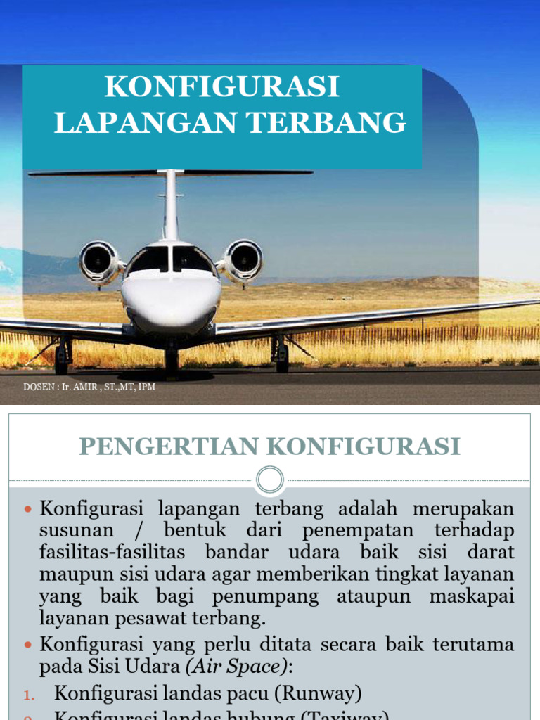 Konfigurasi Lapangan Terbang Pesawat | PDF