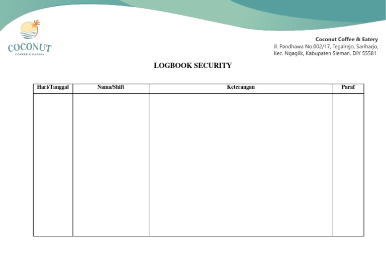 Log Book Security | PDF
