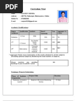 IIM CV Template | PDF