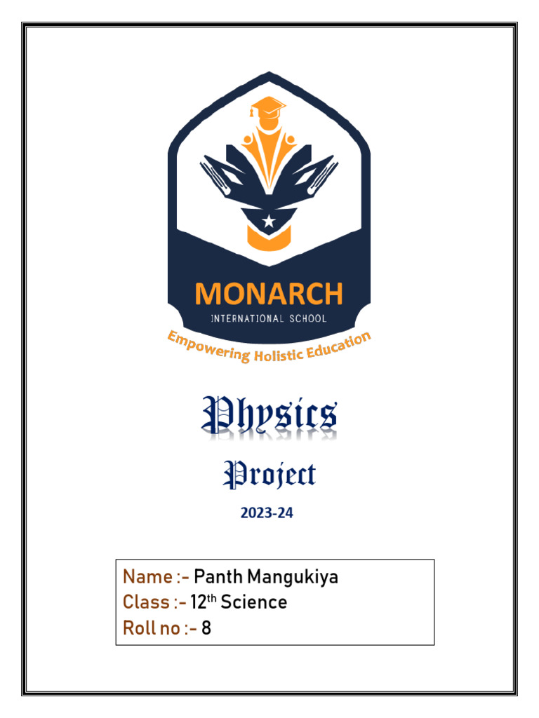 Project Front Page | PDF