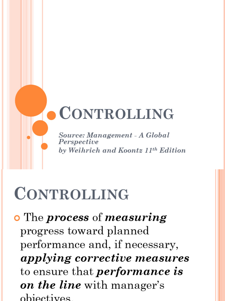 Part 5 - Controlling | PDF