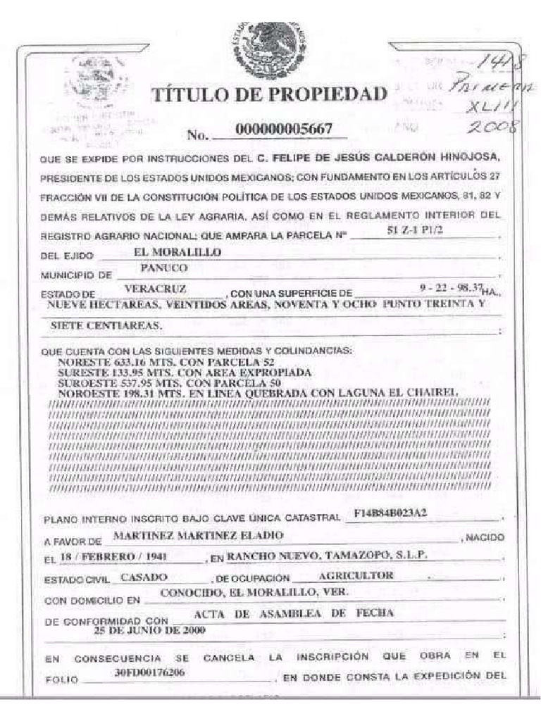 Titulo de Propiedad | PDF