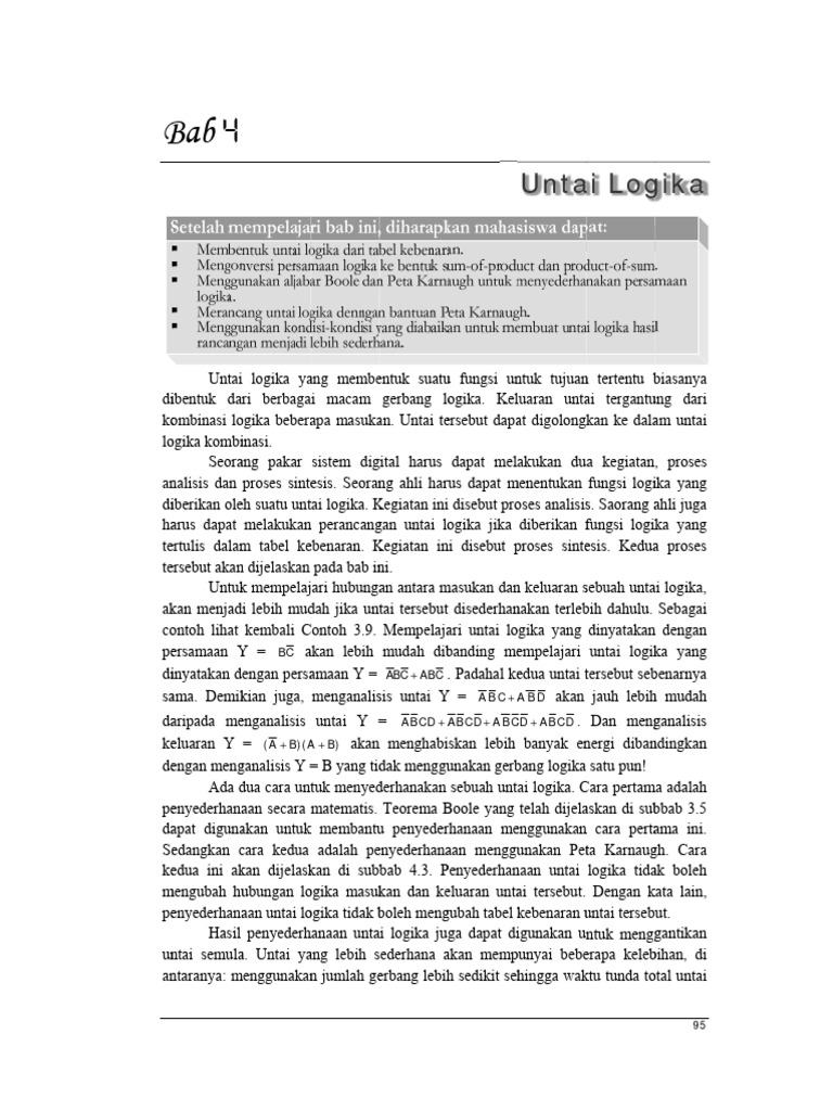 Teknik Digital Bab 04 | PDF