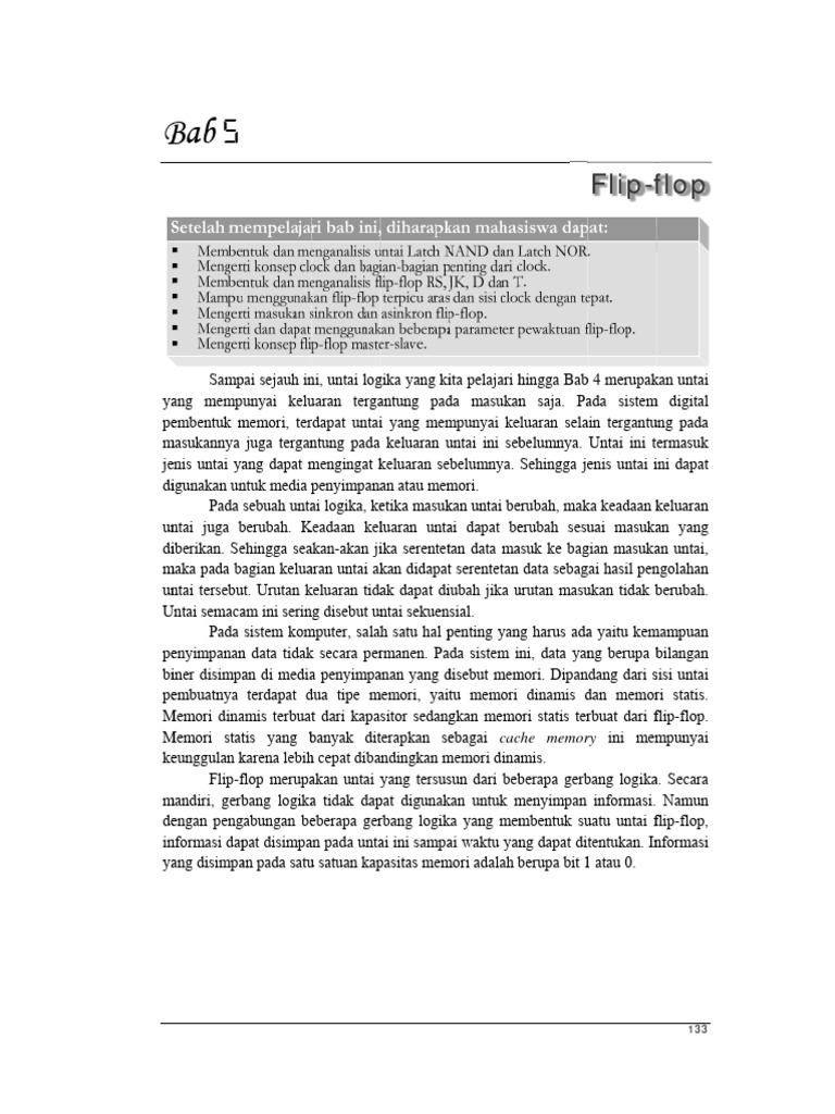 Teknik Digital Bab 05 | PDF