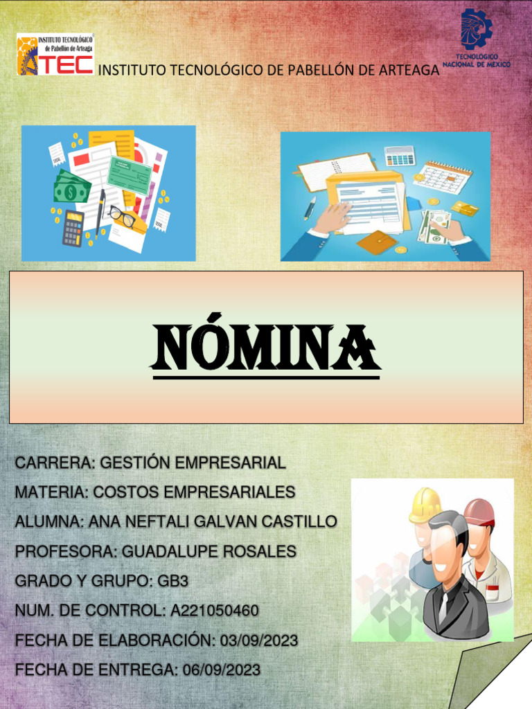 NOMINA Ana Neftali Galvan Castillo GB3 | PDF | Negocios económicos | Economias