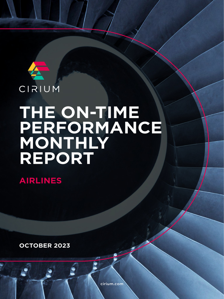Airlines OTP Monthly Report October 2023 PRMC | PDF | Airlines ...