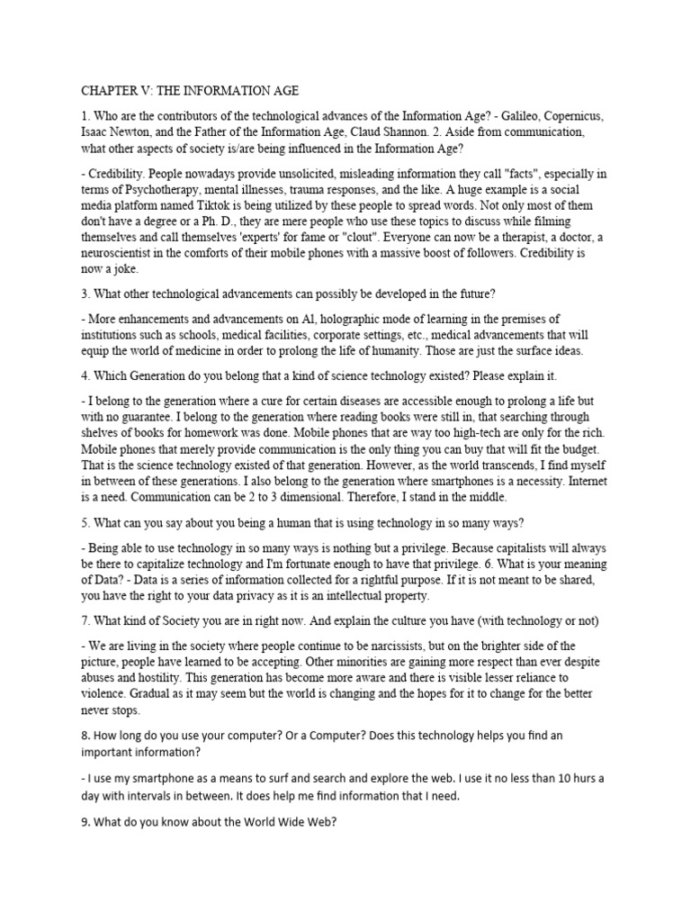 Activity#5 - STS | PDF | Information | Internet