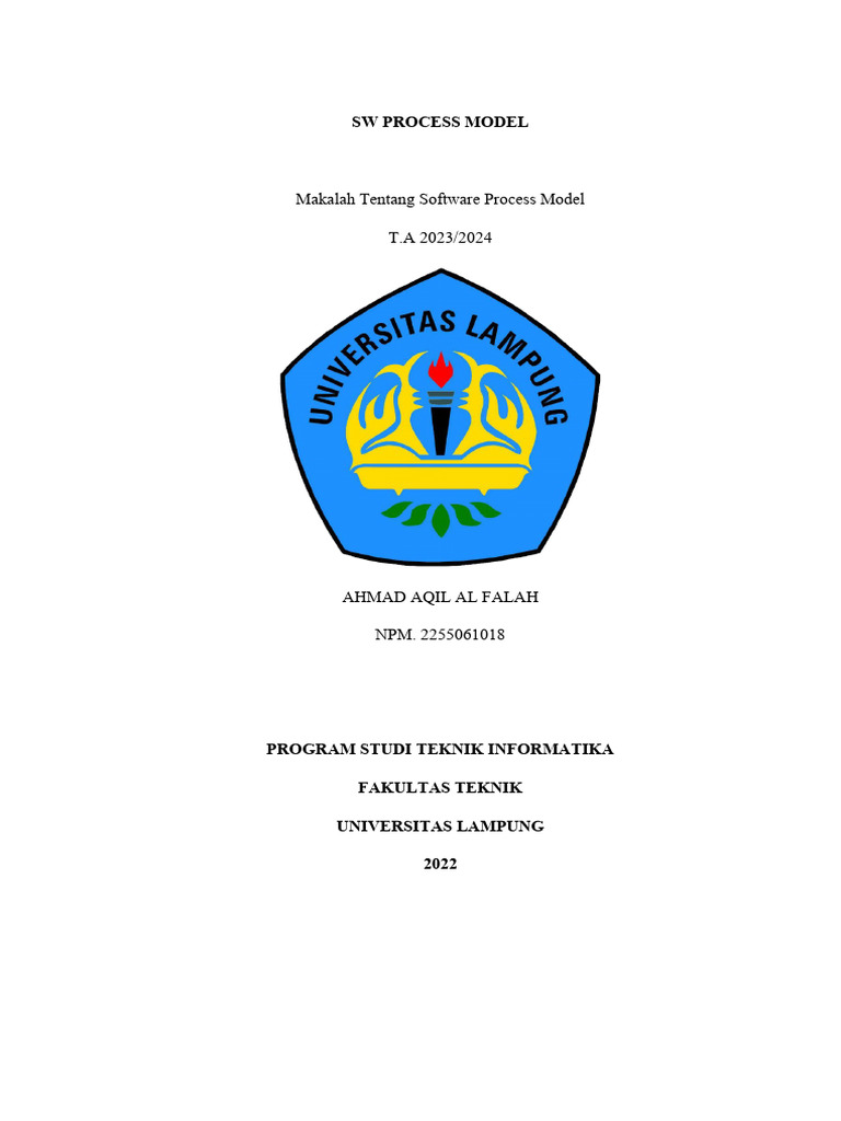 SW Process Model | PDF