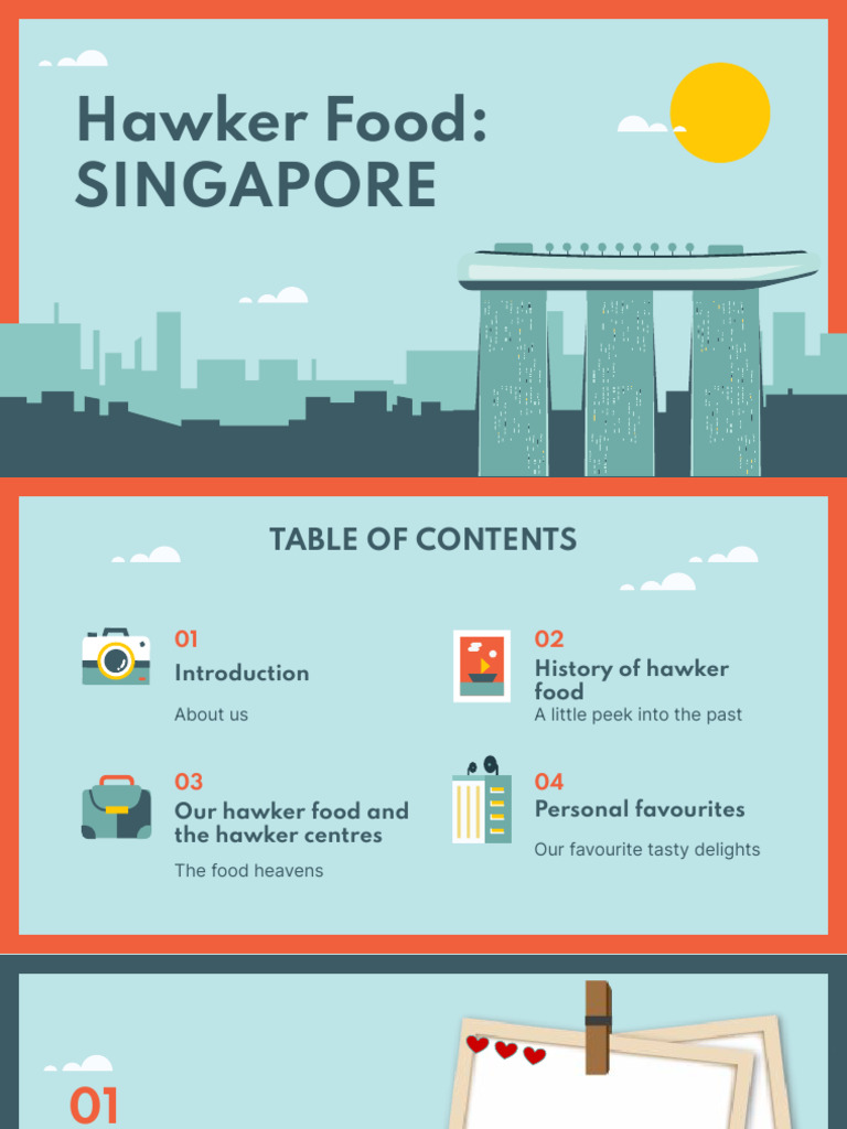 Hawker Food - SINGAPORE | PDF | Food And Drink | Food Ingredients