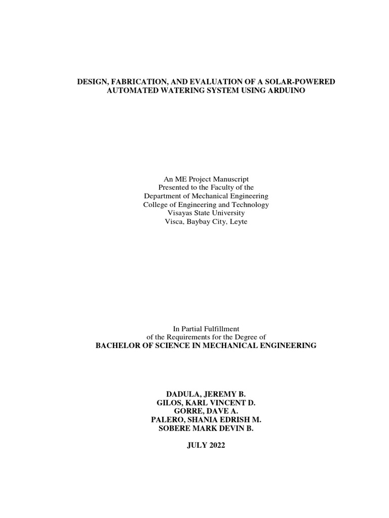 Thesis Manuscript | PDF