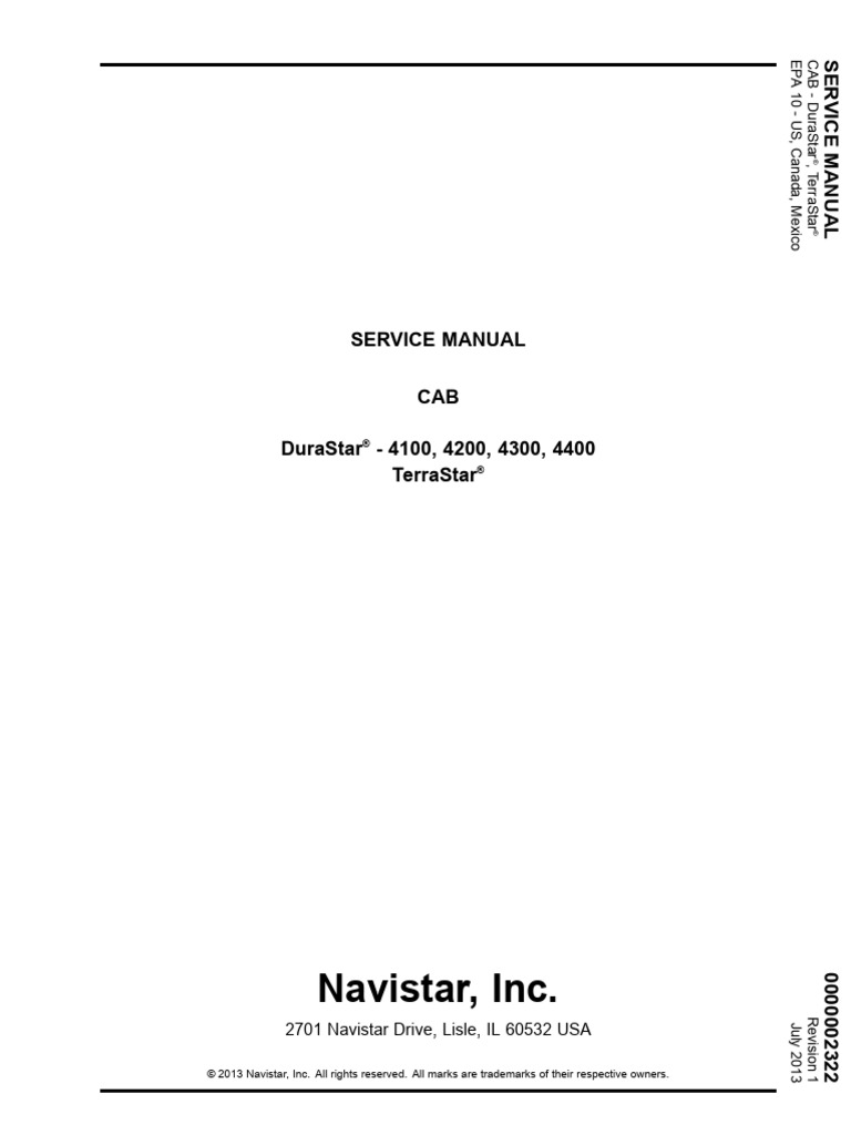 Navistar, Inc.: 2701 Navistar Drive, Lisle, IL 60532 USA | PDF | Pickup ...