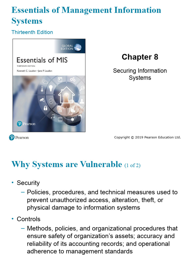 Laudon - Emis13 - PPT - ch08 (Updated) | PDF | Public Key Cryptography | Malware