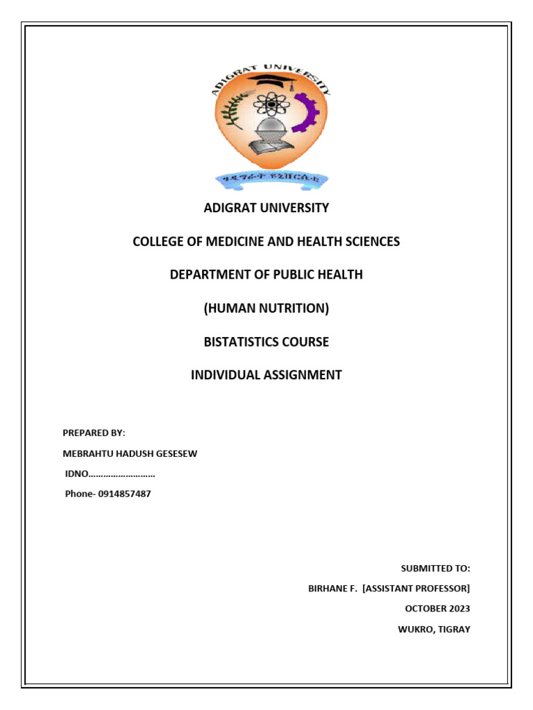 ADIGRAT UNIVERSITY Bass New | PDF | Linear Regression | Multicollinearity