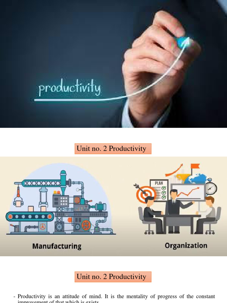 Unit No. 2 Productivity | PDF | Factors Of Production | Labour Economics