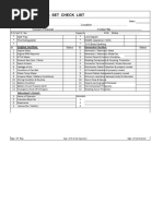Diesel Generator Daily Operating Checklist | PDF | Switch | Electrical ...