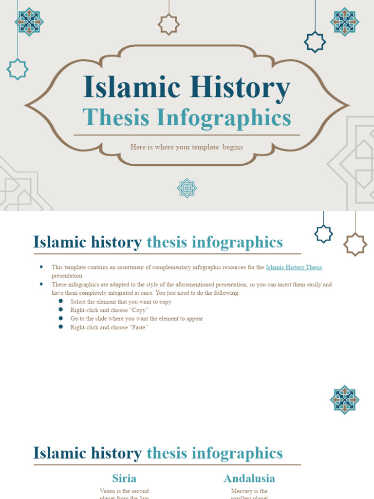 Islamic History Thesis Infographics by Slidesgo | PDF | Planets | Solar ...