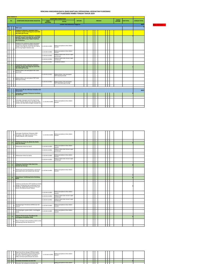 Rab Bok PKM RT 2024 TB, Popm, Frambusia, Hepatitis | PDF