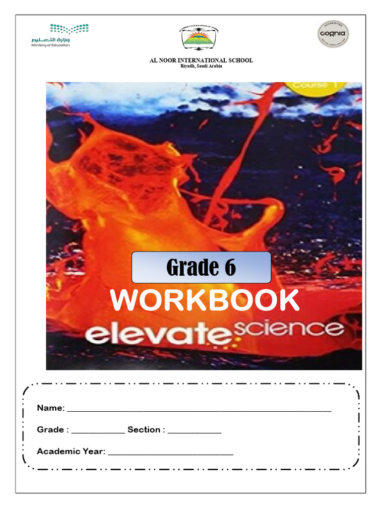 Grade 6 Elevate Science Workbook - 86500313 - 225 - 2022519533 | PDF ...