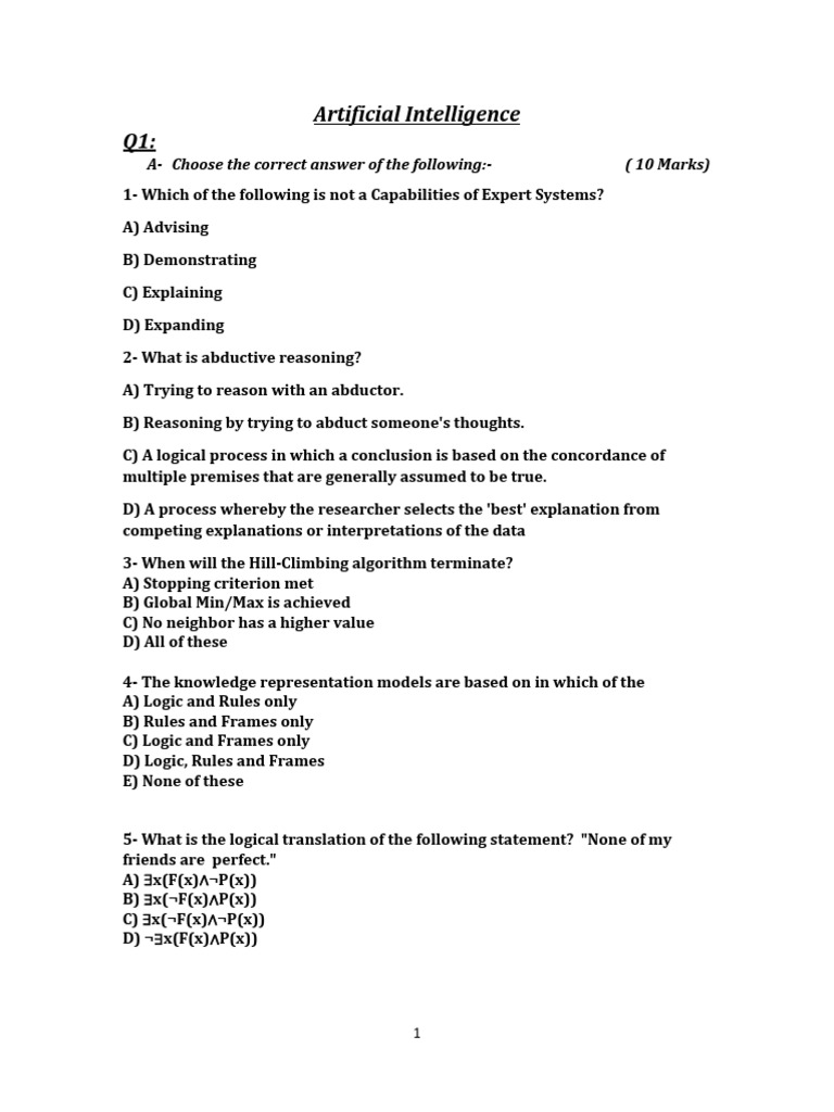 اسئلة الامتحان التنافسي قسم الحاسوب 2021 2022 المحاولة الثانية 1 | Download Free PDF | Method ...