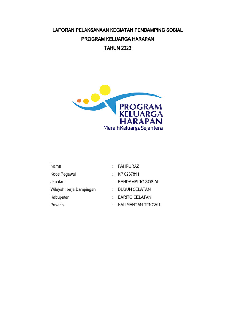 Format Laporan BOP APBD Provinsi 2023 | PDF